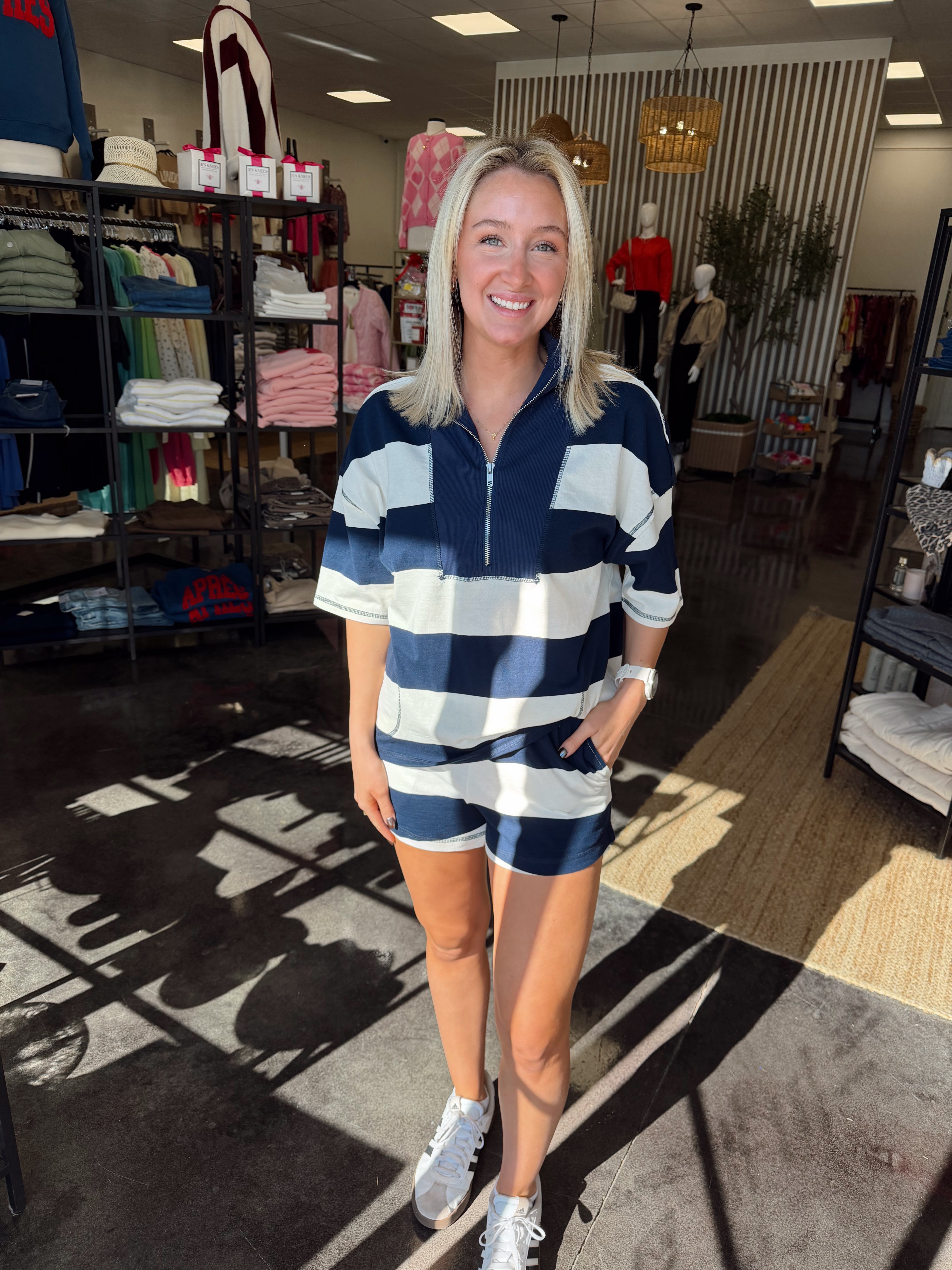 Cotton stripe short set (2 colors) – Willow and Grace ~ a lifestyle ...